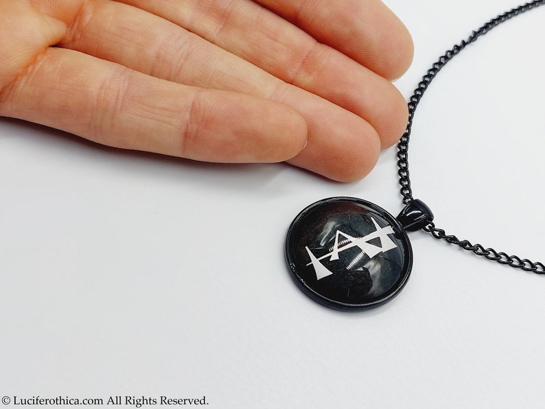 Sigil of Inanna Necklace - Occult Ishtar Pendant Love Akkadian ...