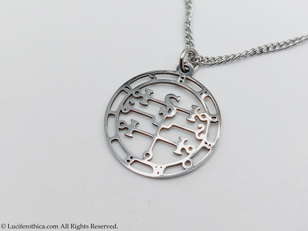 Sigil of Andromalius Stainless Steel Pendant Occult Left Hand Path ...