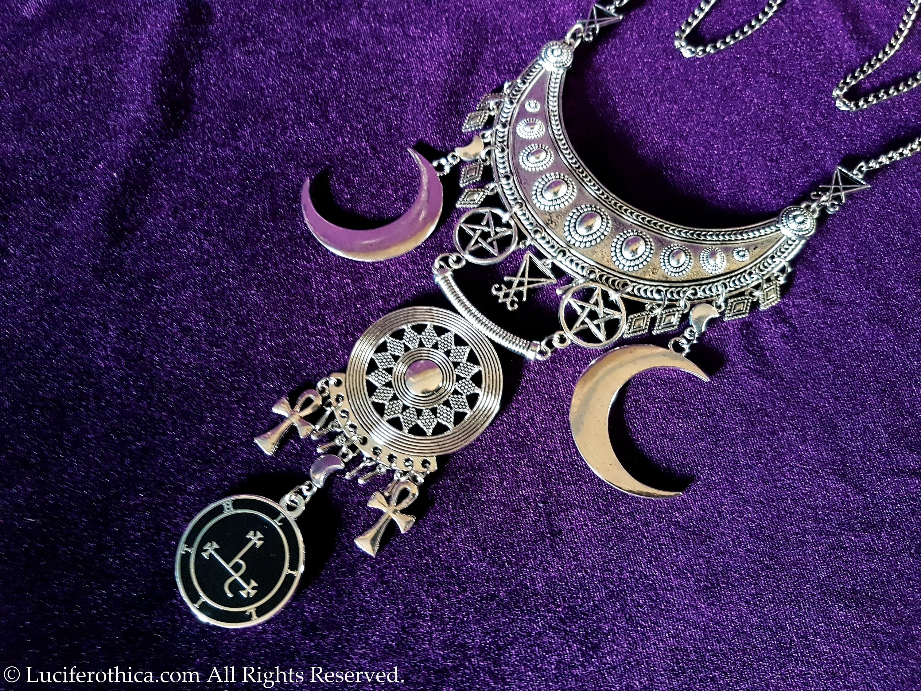 Sigil of Lilith Moon Neckpiece