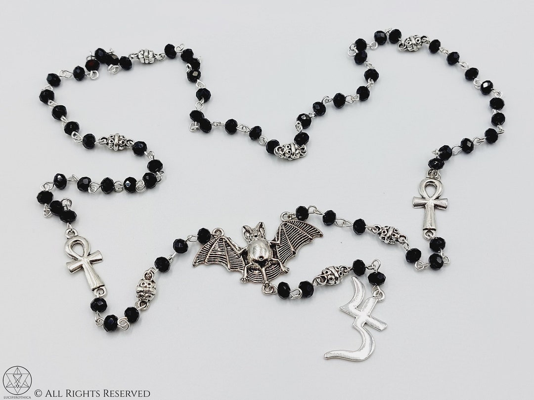 Trad Goth Jusa Necklace or Rosary - Sopor Aeternus Occult Goth Gothic ...
