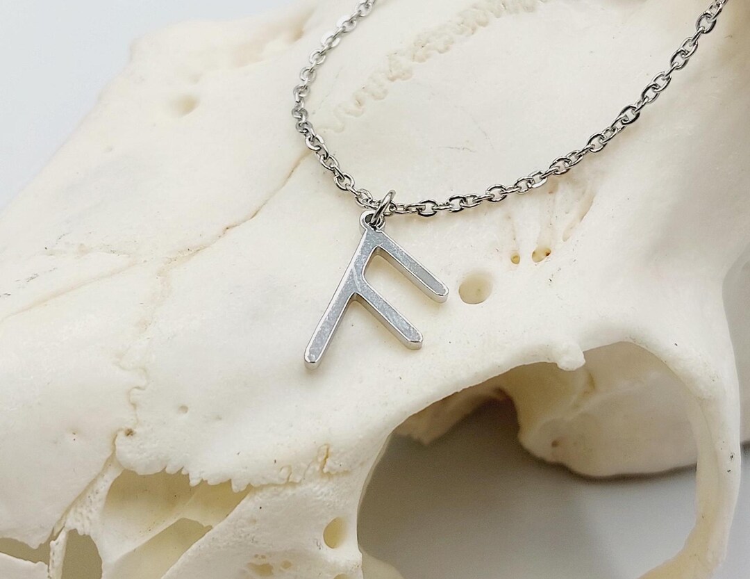 Ansuz Rune Pendant - Aesir as Necklace God Odin Wisdom Communication ...