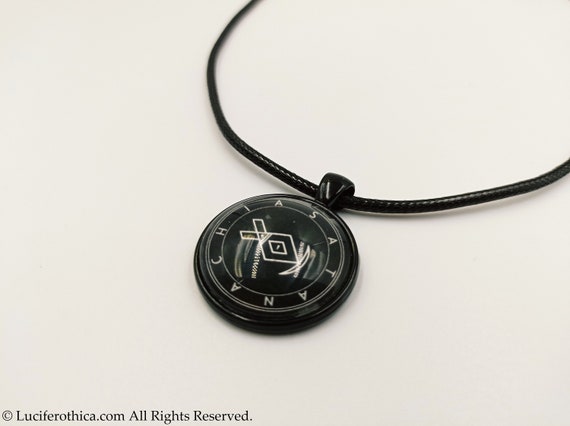 Dukante Sigil of Satanachia Necklace Occult Demonolatry Seal | Etsy