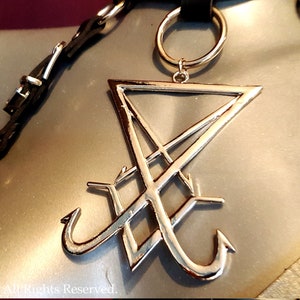 Huge Sigil of Lucifer Body Harness - Gothic Occult Fetish Luciferian ...
