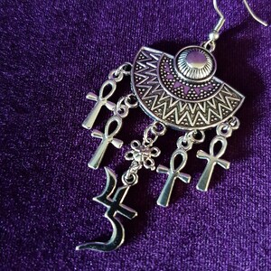 Sopor Aeternus Ankh Earrings - Jusa Sigil Sopor Aeternus Symbol Goth ...
