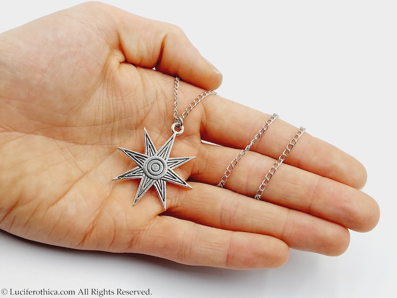 Star of Inanna / Ishtar Pendant 2 Style Options Sumerian | Etsy