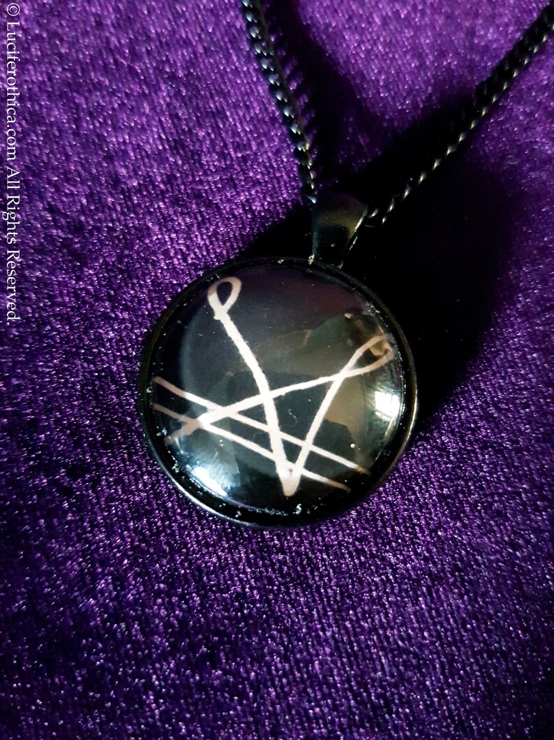 Dukante Sigil of Verrine Necklace - Occult Demonolatry Seal Verine ...