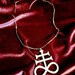 Big Satanic Cross Brimstone Leviathan Pendant Occult Gothic Jewelery ...