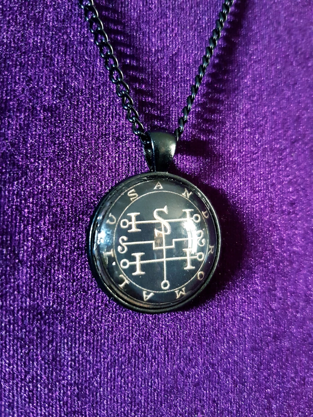 Sigil of Andromalius Necklace - Occult Left Hand Path Goetia Demon ...