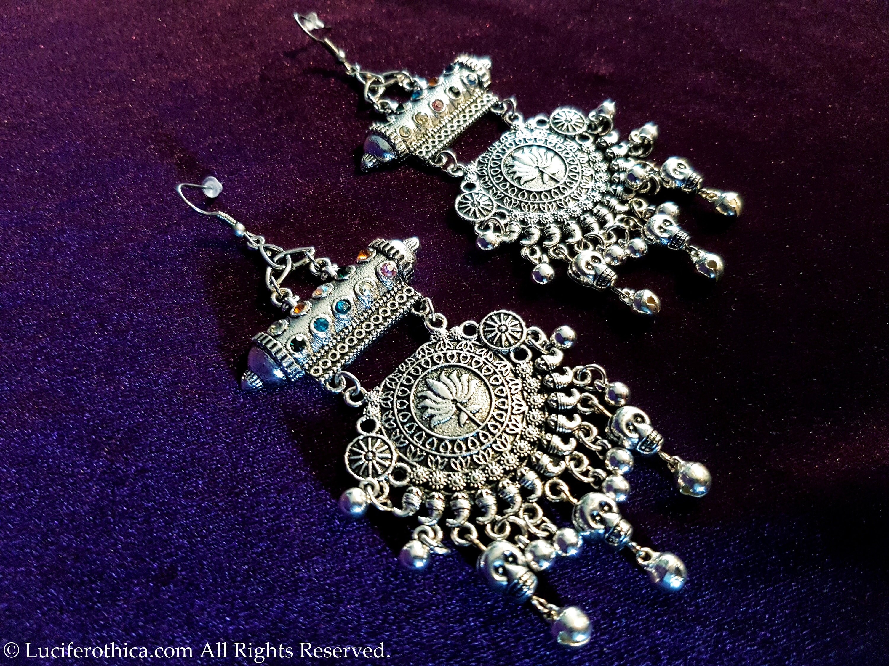Ethnic Gypsy Bell Earrings