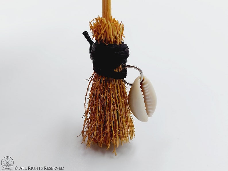 Mini Altar Besom With Cowri Shell - Small Altar Ritual Tools Witchy ...