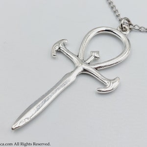 Vampire Ankh Pendant (large Version) - Occult Goth Gothic Dracula Order ...