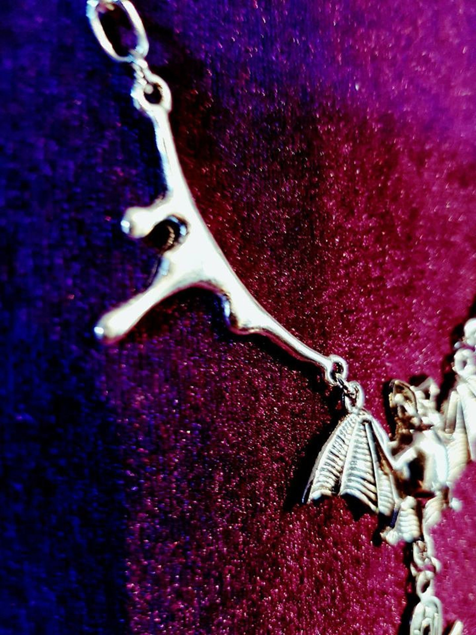 Vampire Bat Necklace Bloody Goth Gothic Ankh Egyptian Ankh - Etsy