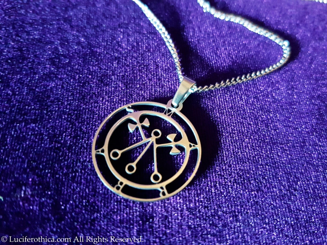 Sigil of Marbas Pendant (stainless Steel) - Occult Left Hand Path ...