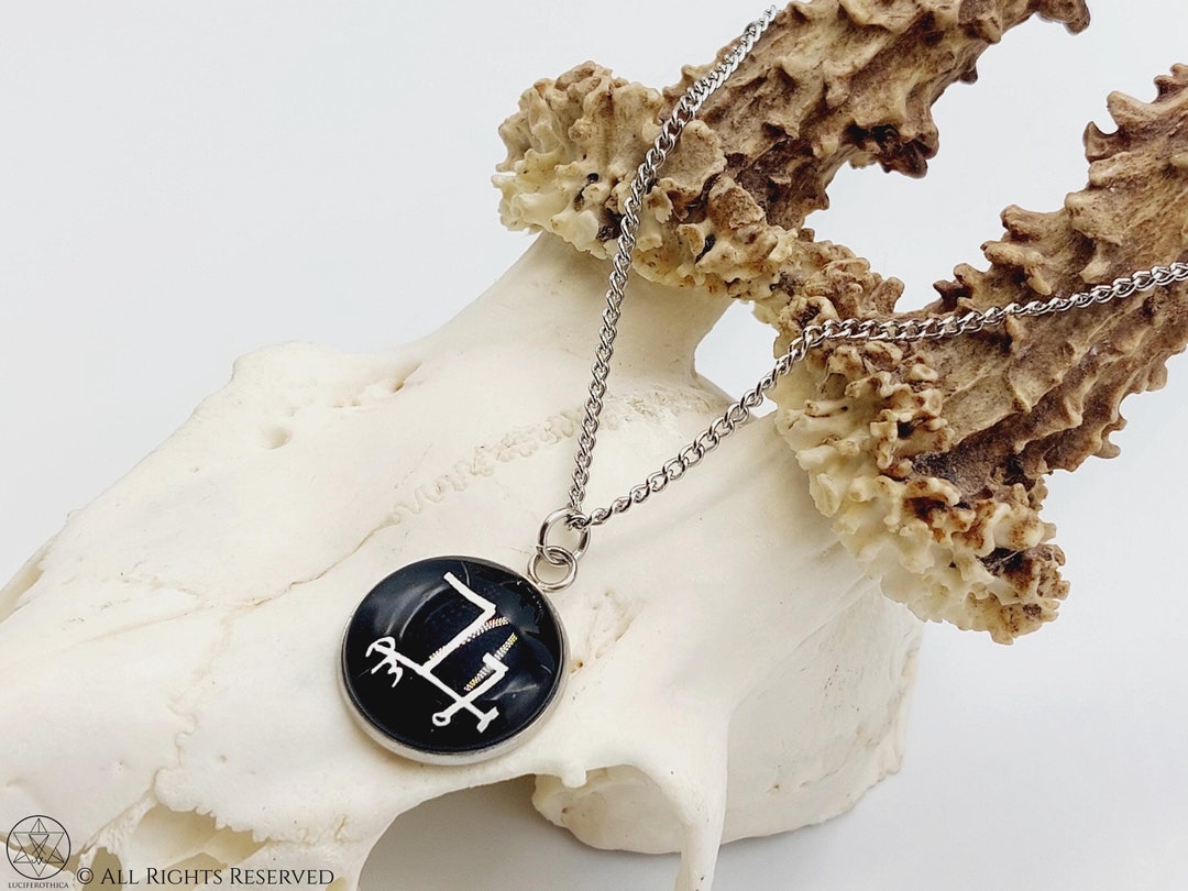 Dukante Sigil of Flereous Necklace (stainless Steel) Occult Seal of ...