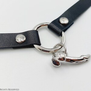 Phallus Penis Choker 2 Tone Options Fascinus Phallic Penis Erotic ...