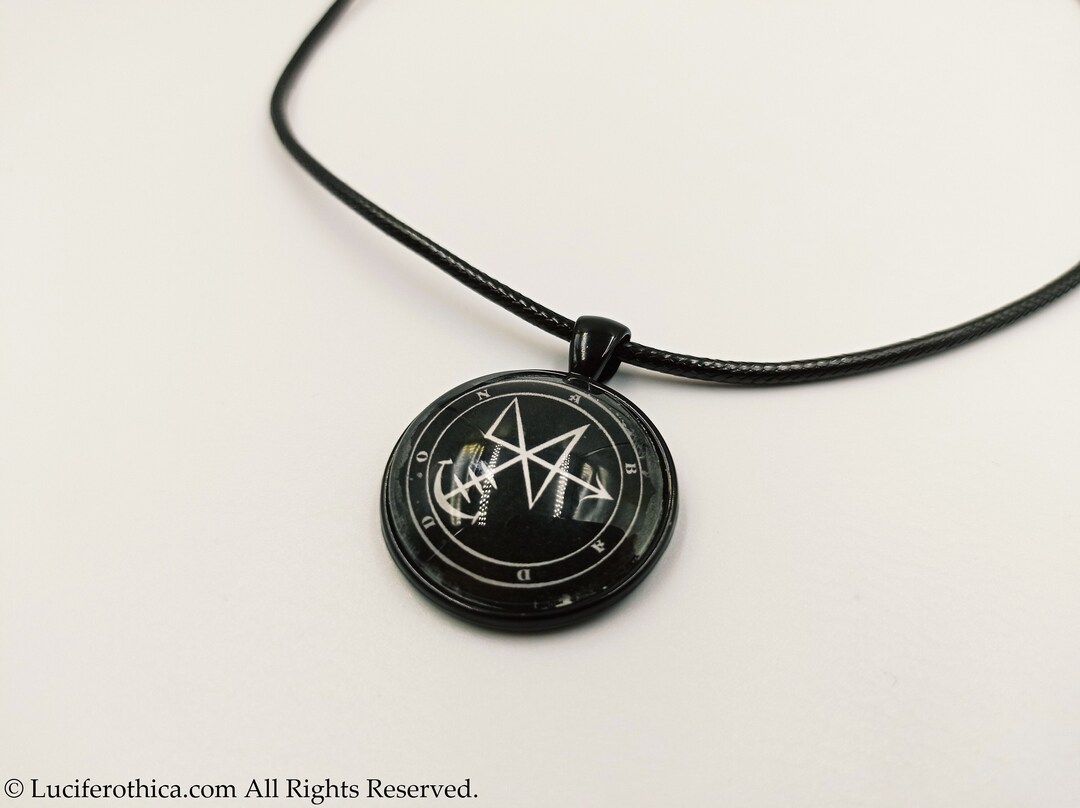 Dukante Sigil of Abaddon Necklace - Occult Demonolatry Seal or Pendant ...