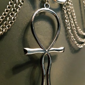 Egyptian Lemurian Ankh Hip Chain Belt - Egyptian Belt Occult Goth ...