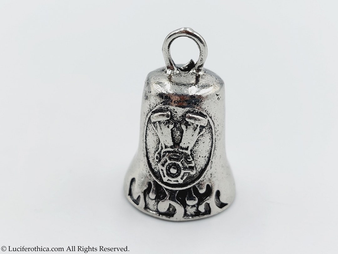 V Twin Guardian Bell - Good Luck Biker Gift Motorcycle Keychain ...