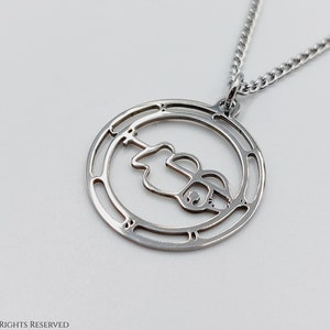 Sigil of Clauneck Stainless Steel Pendant - Occult Demon Wealth Money ...