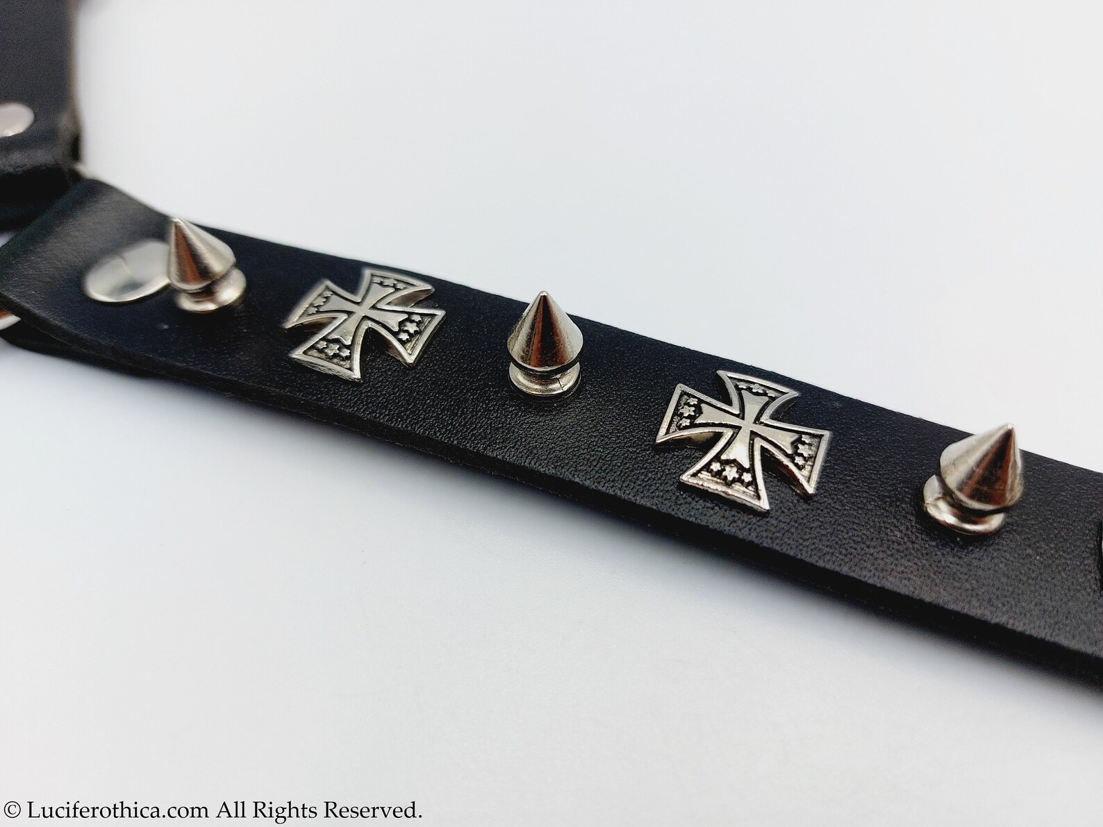 Leather Boot Strap With Studs & Chains currently 5 Extra | Etsy