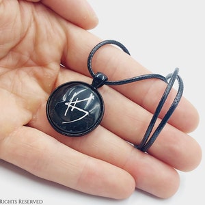 Sigil of Satanachia Necklace - Occult Demonolatry Seal of Pendant ...