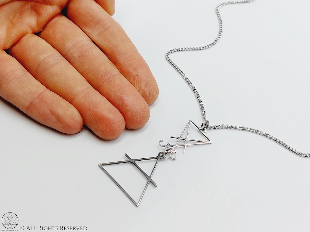 Sigil of Lucifer Air Sign Pendant (stainless Steel) - Occult Seal of ...