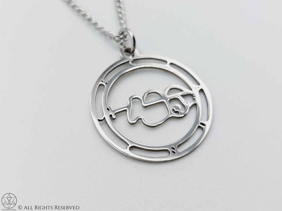 Sigil of Clauneck Stainless Steel Pendant - Occult Demon Wealth Money ...