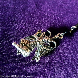 Balance Baphomet Necklace - Occult Sigil of Lucifer Balanca Scale ...