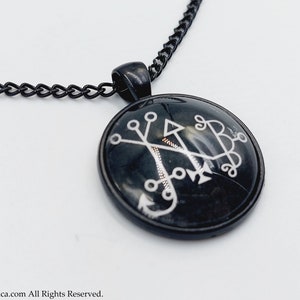 Sigil of Balam Necklace - Occult Demonic Love Demon Goetic Goth Gothic ...