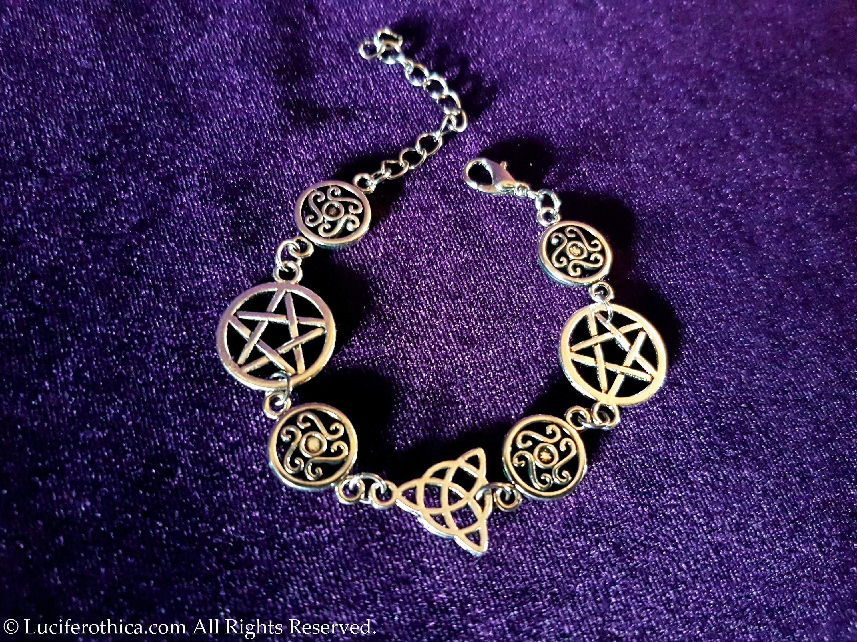 Pagan Pentagram Bracelet