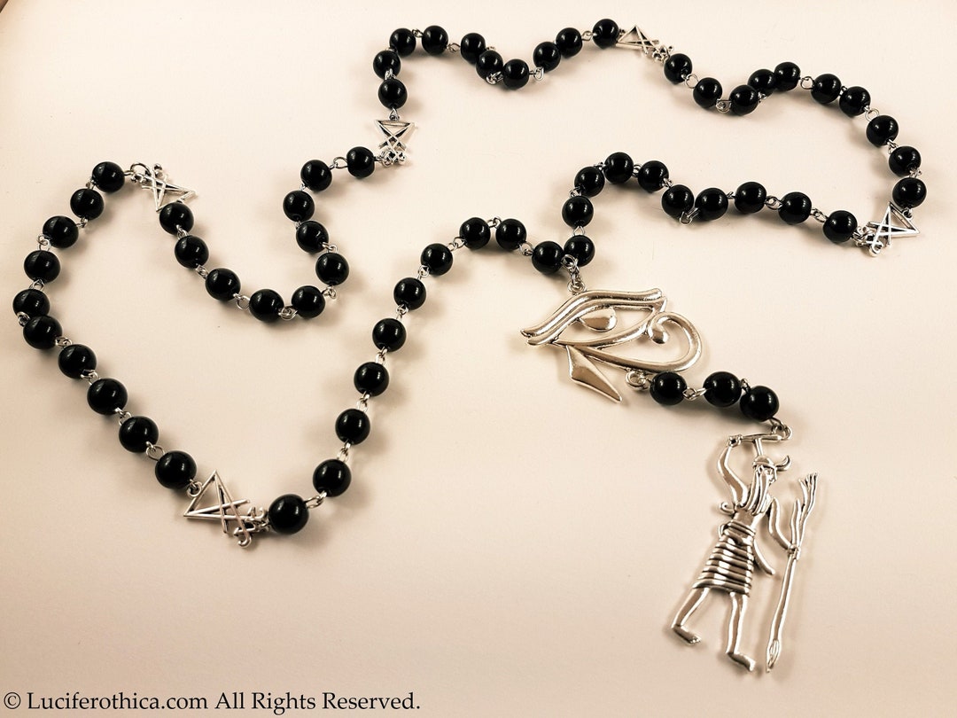 Ba'al Rosary - Baal Necklace Sumerian Mythology Bael Pendant Beelzebub ...