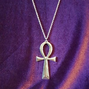 Huge Ankh Necklace 10cm Ankh Egypt Gothic Tradgoth Occult Witch Vampire ...