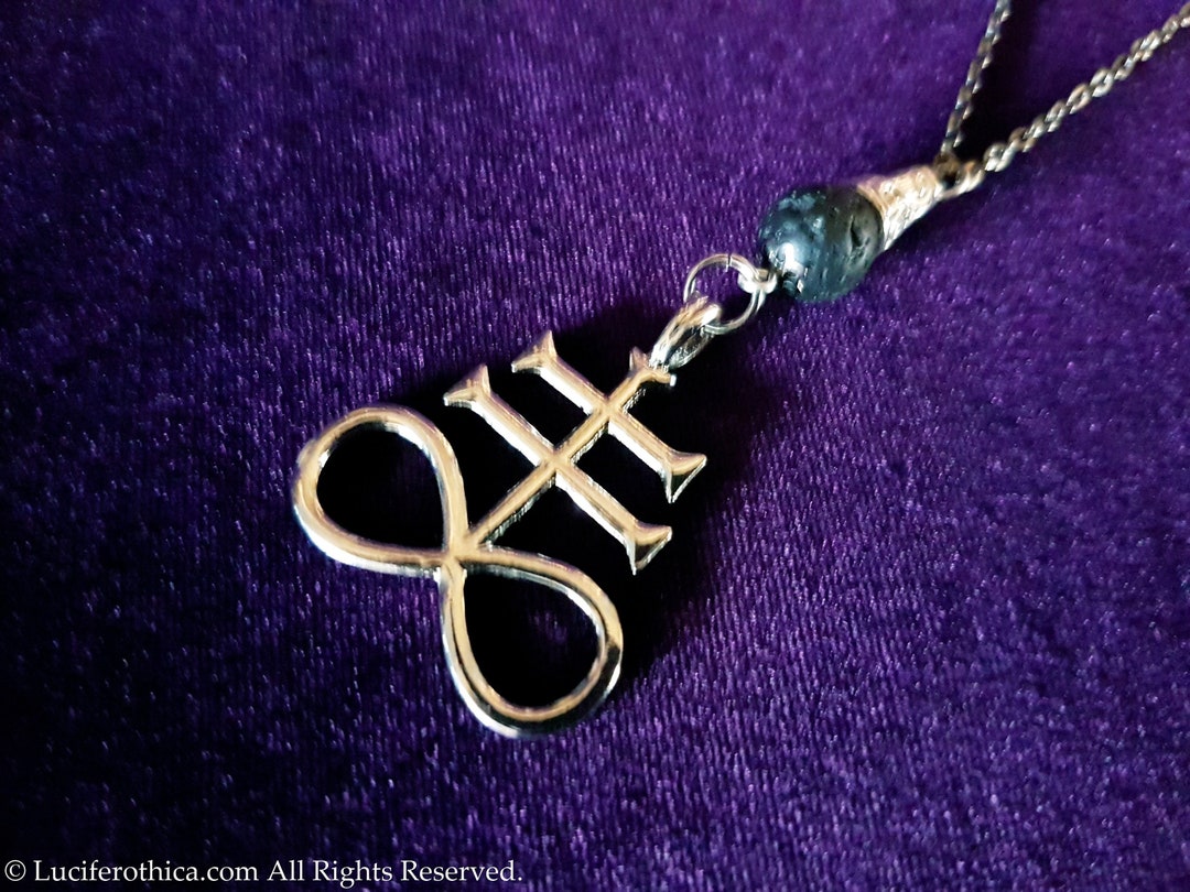 Satanic Cross | Brimstone | Leviathan Rear View Mirror Charm (car ...