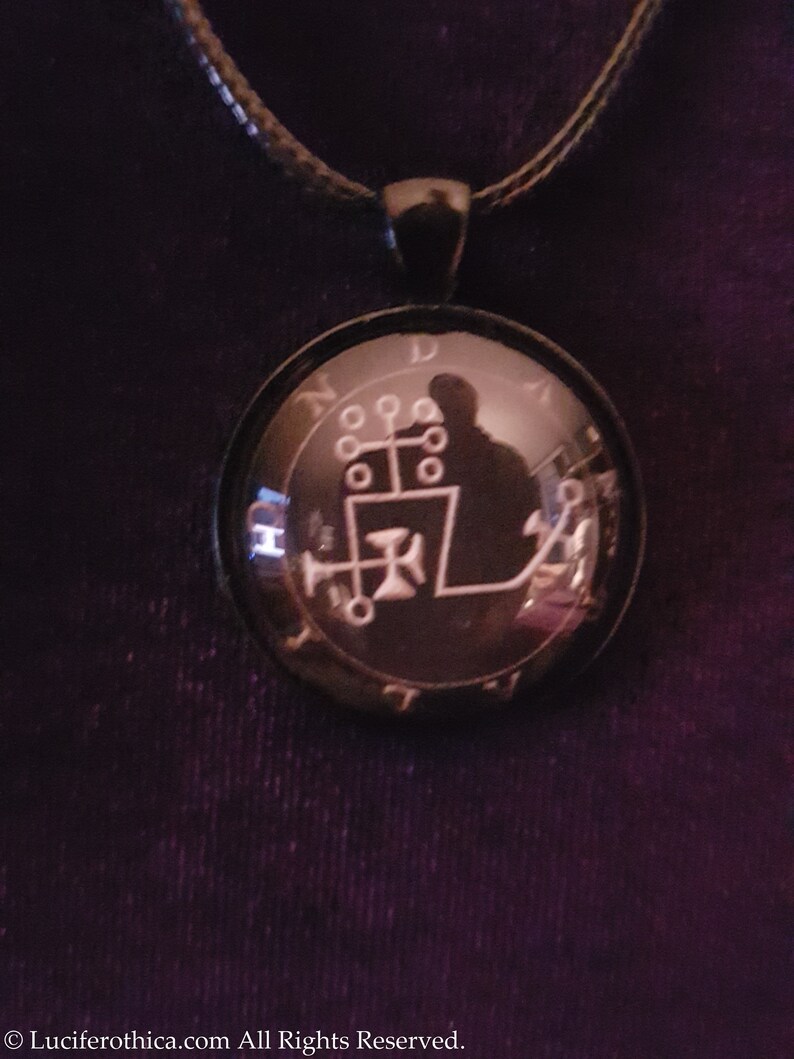 Sigil of Dantalion Necklace occult left hand path goetia | Etsy