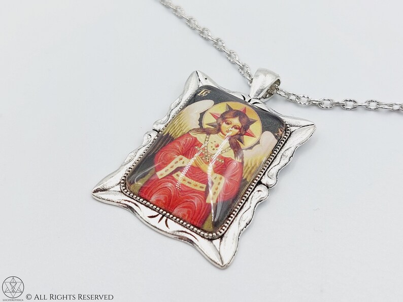 Icon of Sophia Necklace - Gnostic Occult Gnosis Gnosticism Cosmic Womb ...