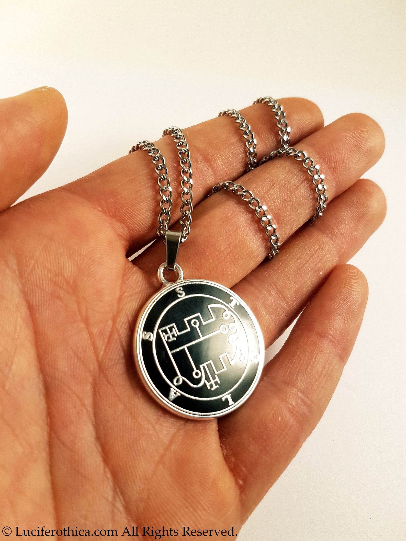 Sigil of Stolas Pendant Medallion Occult Demon Solomon | Etsy