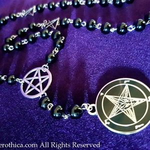 Sigil of Baphomet Rosary (bessy Version) - Occult Rosary Left Hand Path ...