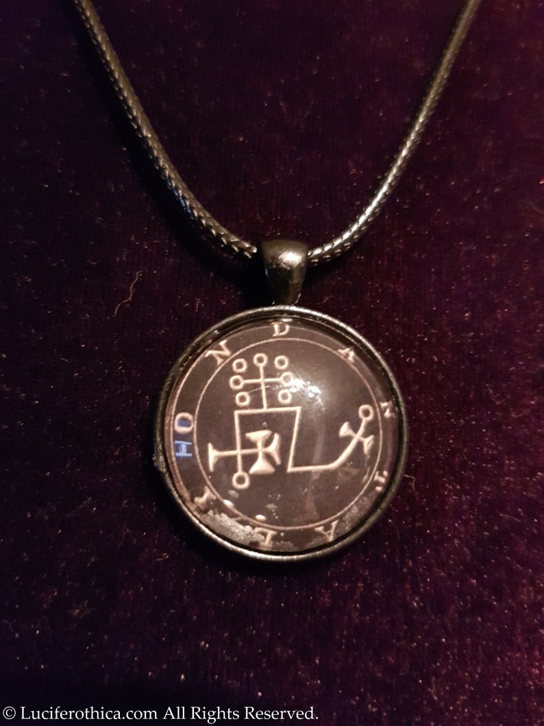 Sigil of Dantalion Necklace Occult Left Hand Path Goetia - Etsy