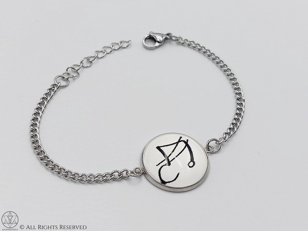 Dukante Sigil of Lucifer Bracelet (stainless Steel)- Occult Luciferian ...