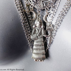 Inanna / Ishtar Neckpiece - Sumerian Necklace Gift Pendant Occult ...