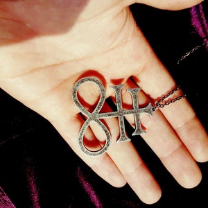 Big Satanic Cross | Brimstone | Leviathan Pendant - Occult Gothic ...