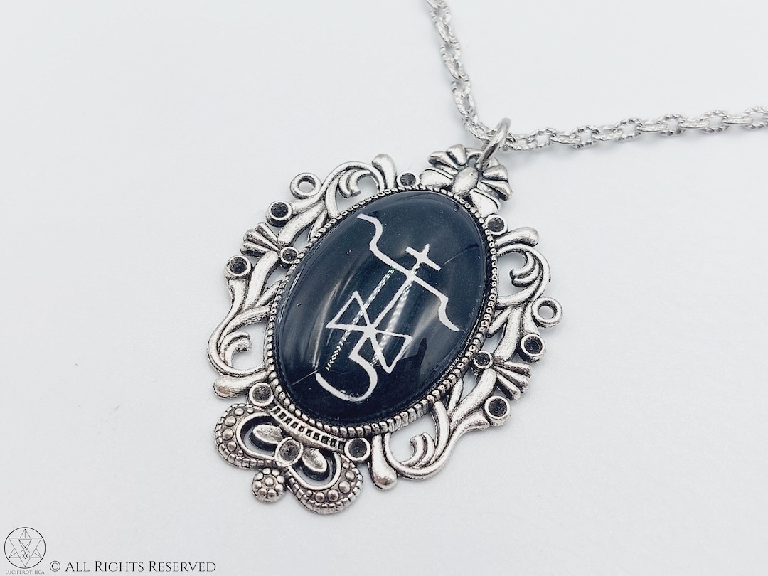Sigil of Bael Pendant Occult Demon Goetia Dictionary Infernal Baal ...