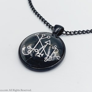Sigil of Balam Necklace Occult Demonic Love Demon Goetic Goth Gothic ...