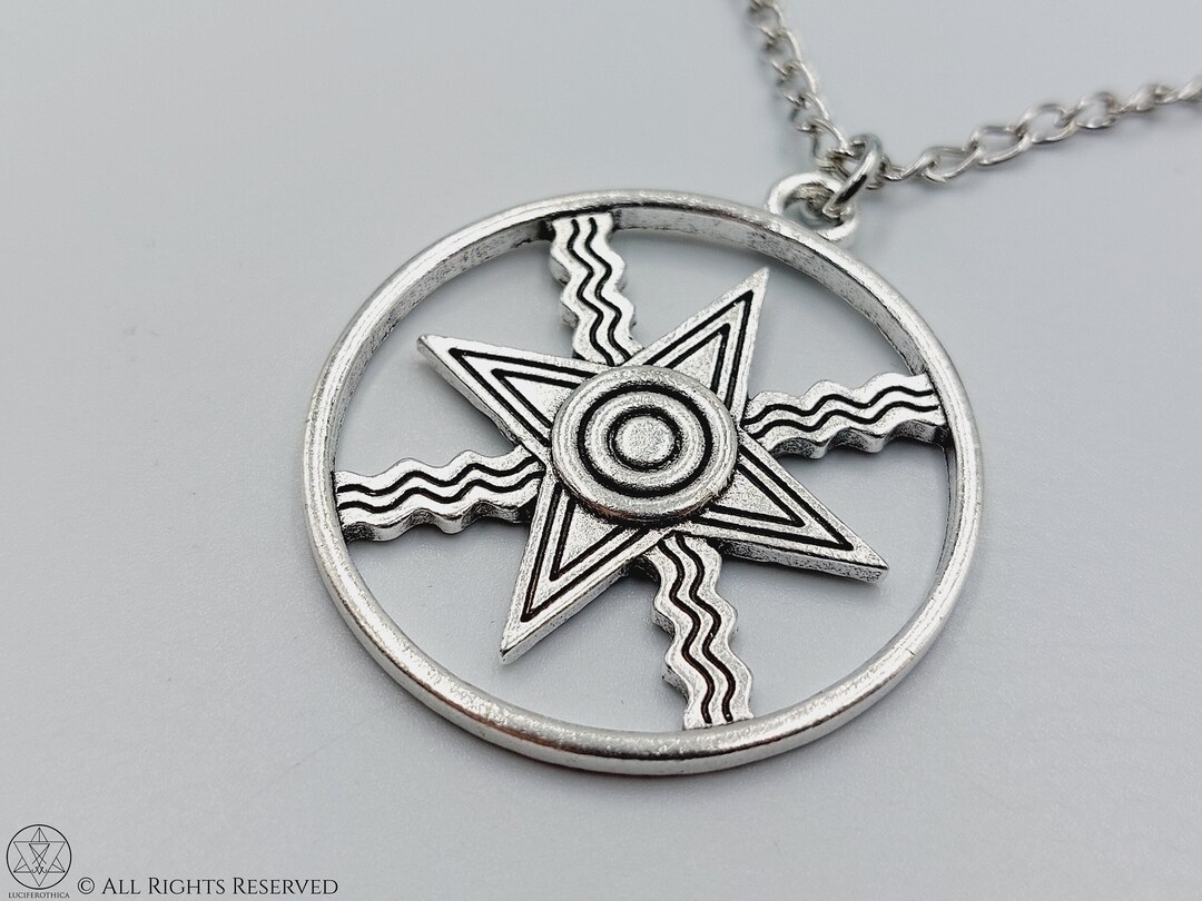 Star of Shamash Pendant 2 Style Options Utu Mesopotamian Sun God Star ...