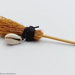 Mini Altar Besom With Cowri Shell - Small Altar Ritual Tools Witchy ...