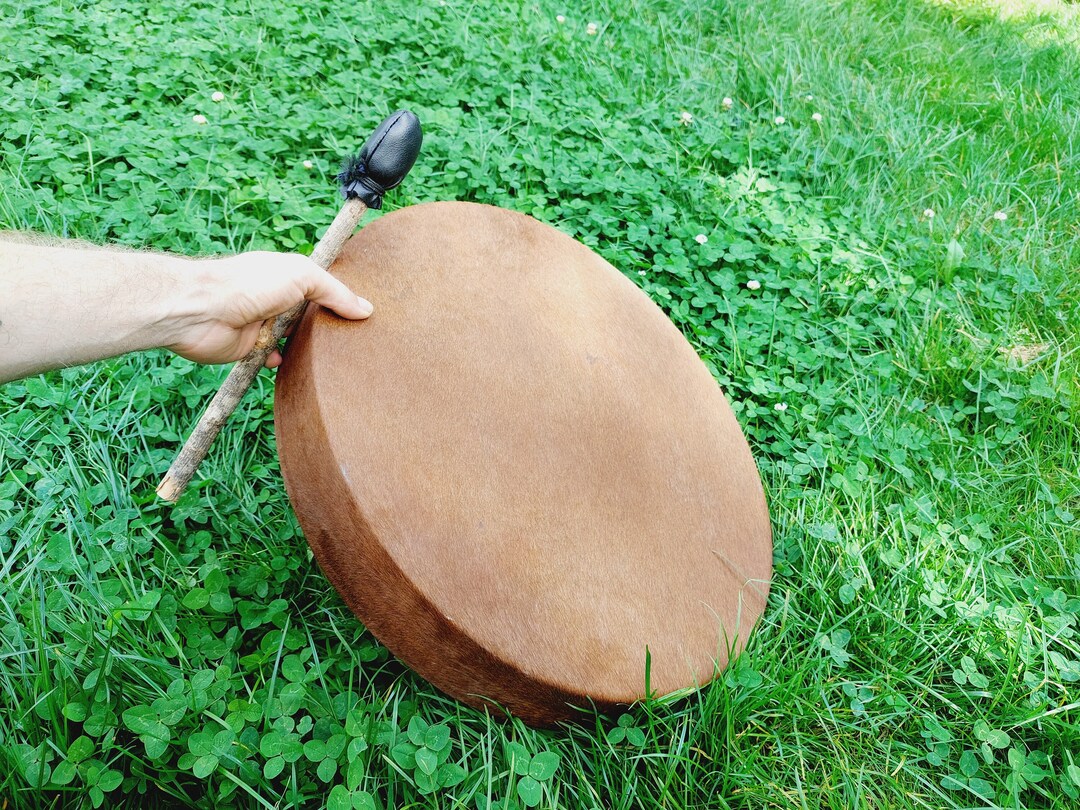 Large Shaman Drum - Shamanic Drum Altar Tool Shamanic Ceremony Skin ...