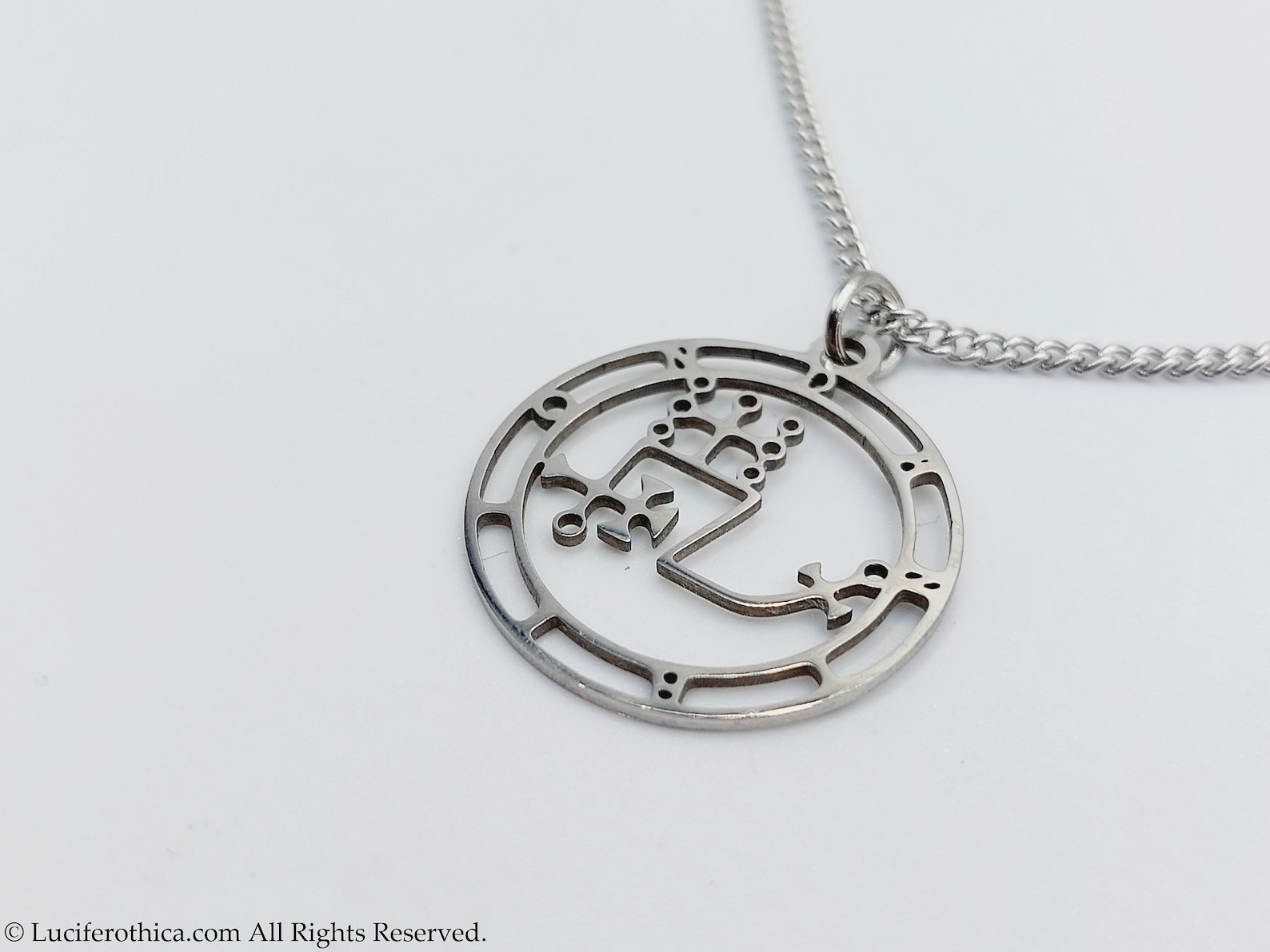 Sigil of Dantalion Stainless Steel Pendant - Occult Left Hand Path ...