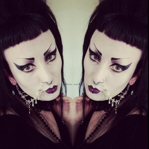 Ankh Sigil of Lucifer Clean Nosechain Goth Gothic Occult Nose Jewelery ...