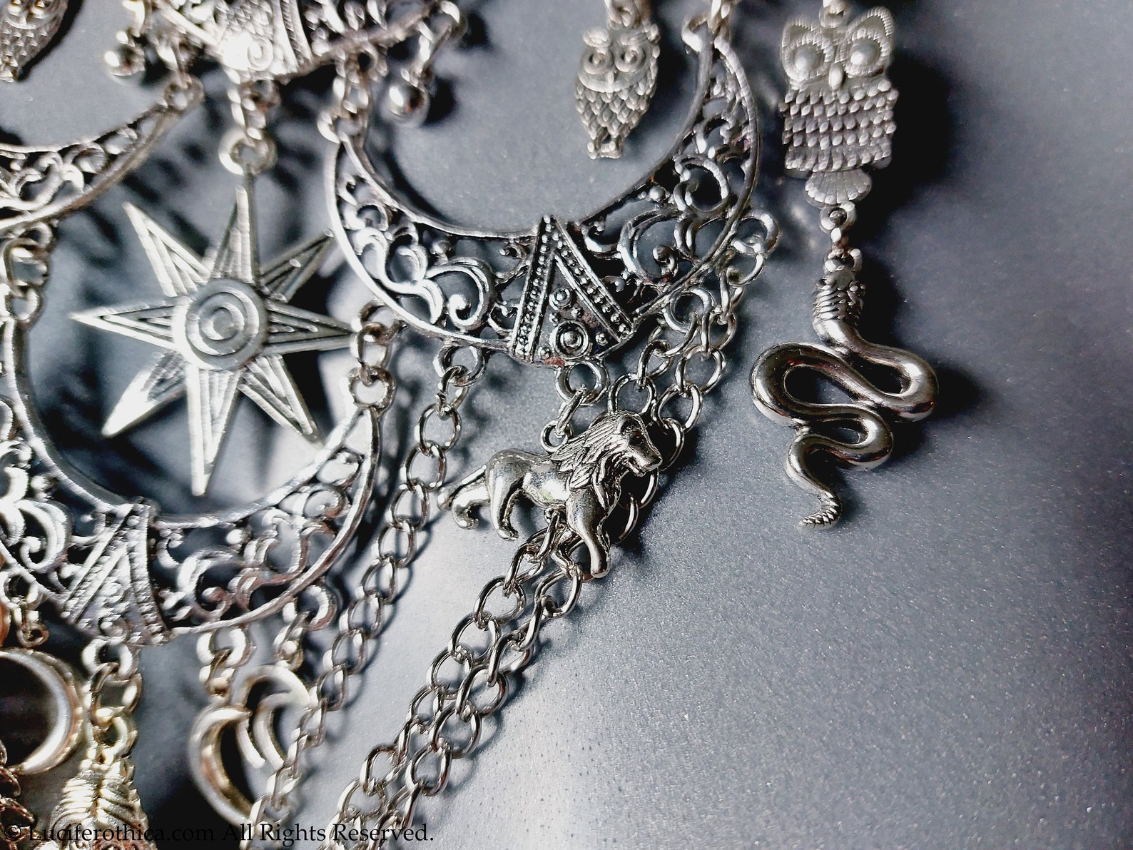 Inanna / Ishtar Neckpiece - Sumerian Necklace Gift Pendant Occult ...