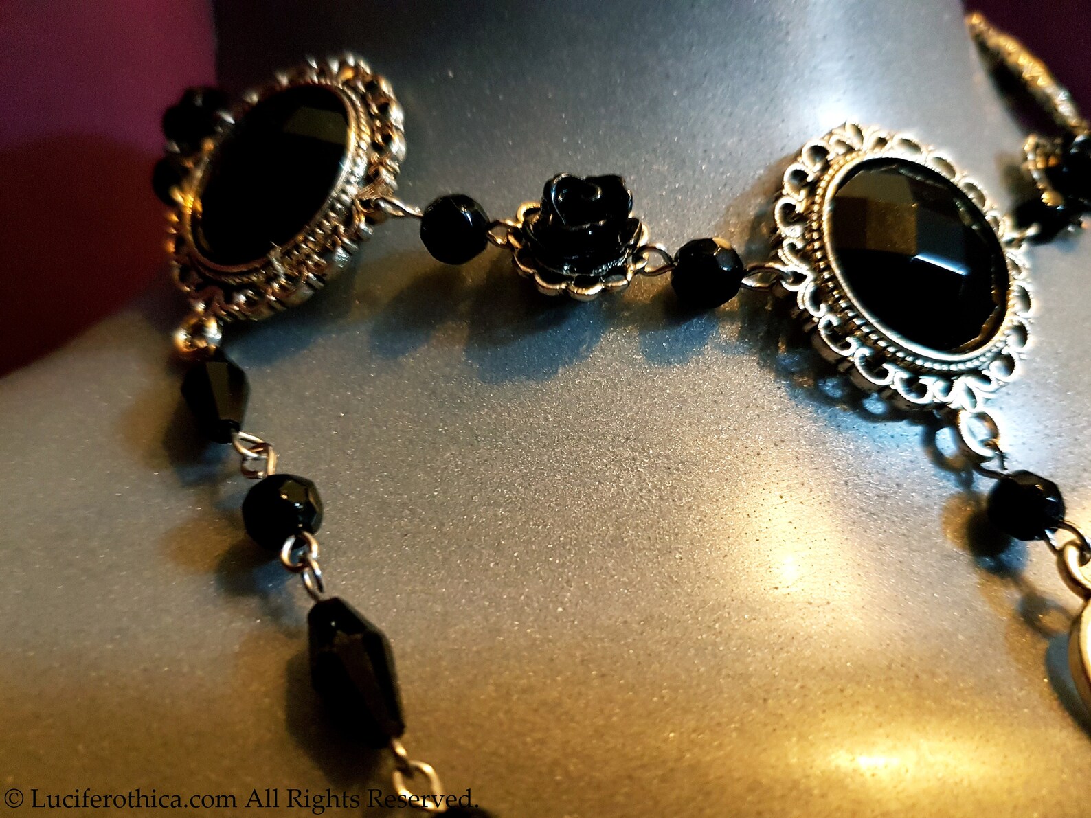 Victorian Vampire Ankh Choker Goth Gothic Vampyre Metal | Etsy